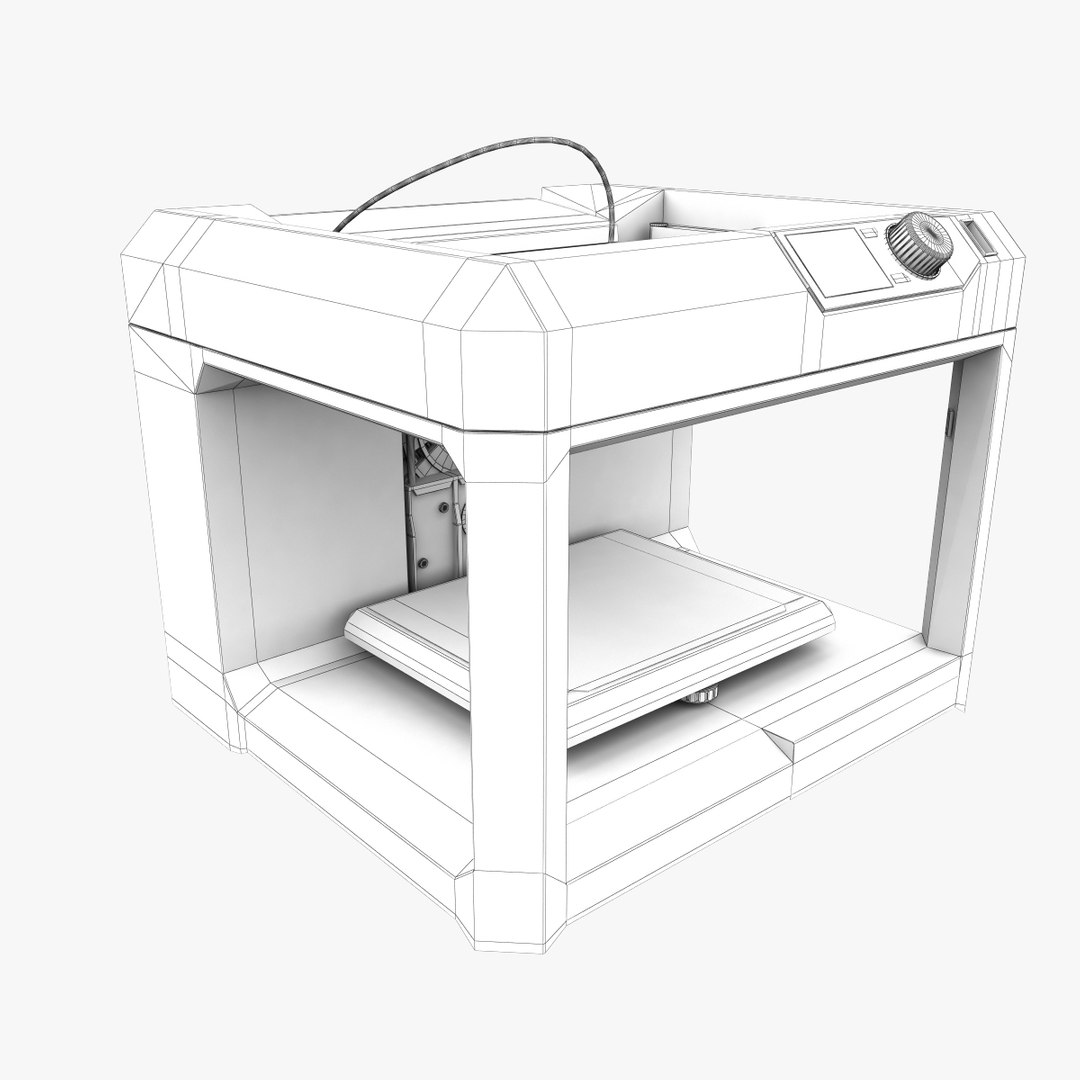 Makerbot Replicator 5th Gen 3d Model