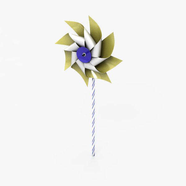 pinwheel wheel pin 3d model
