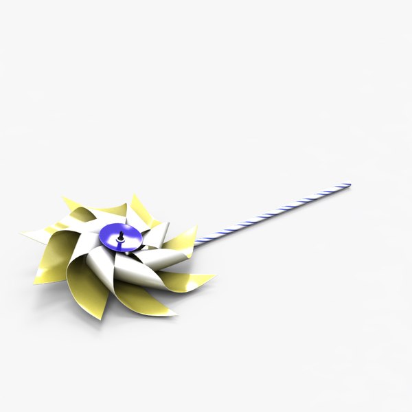 pinwheel wheel pin 3d model