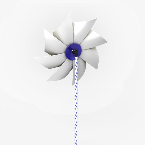 pinwheel wheel pin 3d model