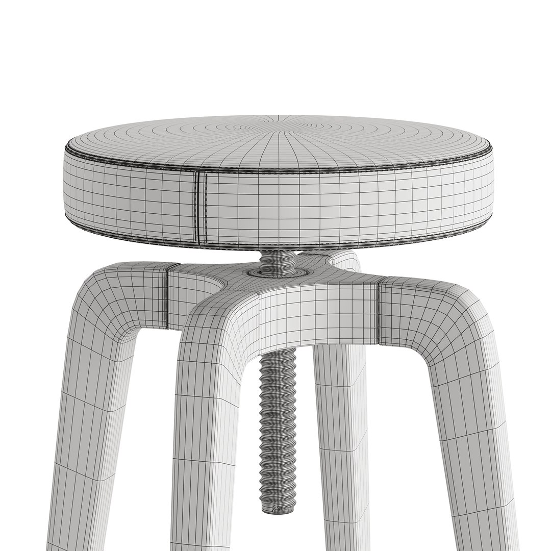 Vikki Stool Model - TurboSquid 1998155