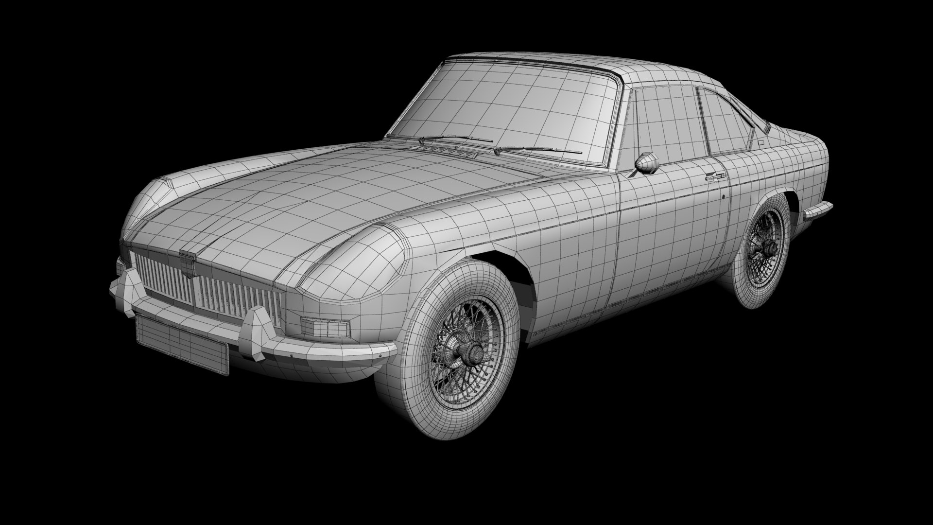 MG MGB Berlinetta Coune 3D Model - TurboSquid 2278958