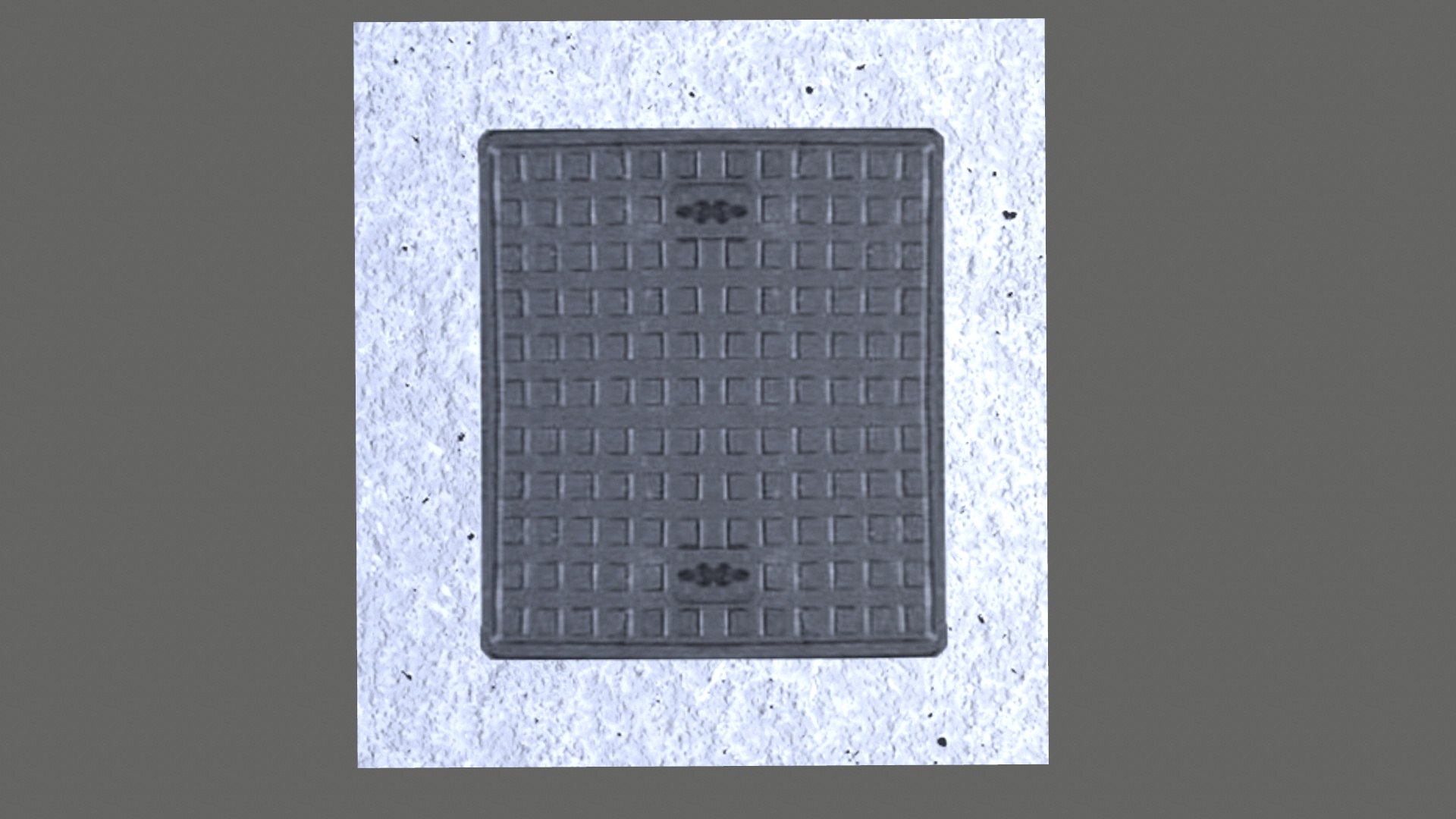 Manhole Plate 3D Model - TurboSquid 2317605