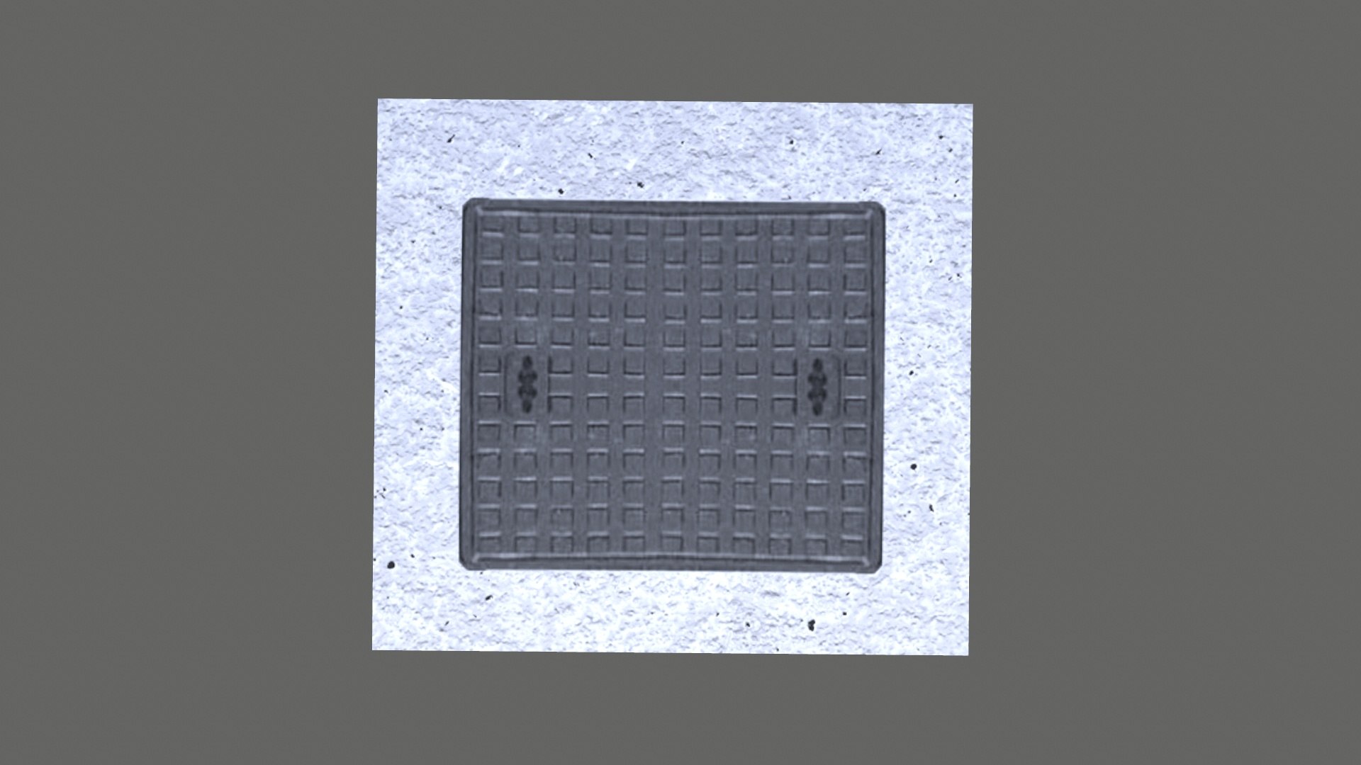 Manhole Plate 3D Model - TurboSquid 2317605