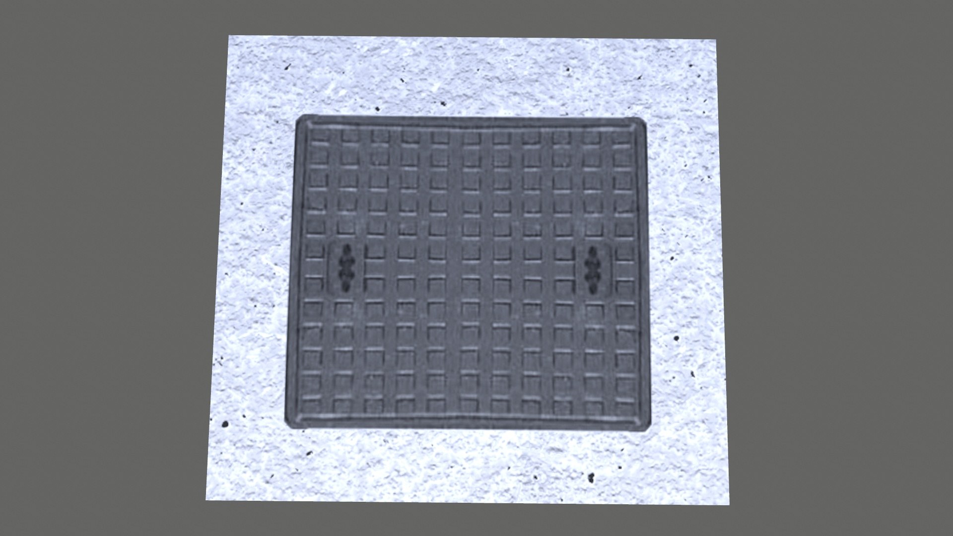 Manhole Plate 3D Model - TurboSquid 2317605
