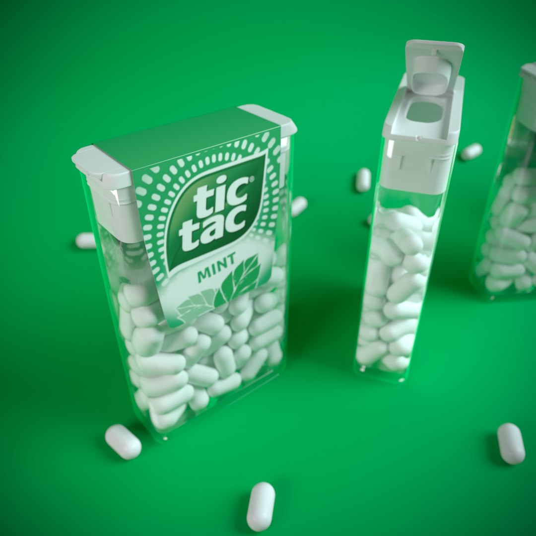 Tictac Packaging C4d Native 3D Model - TurboSquid 2059719