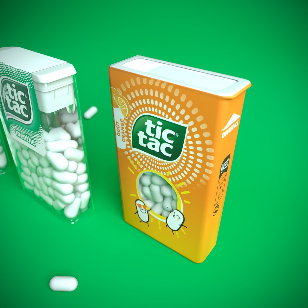 Tictac Packaging C4d Native 3D Model - TurboSquid 2059719