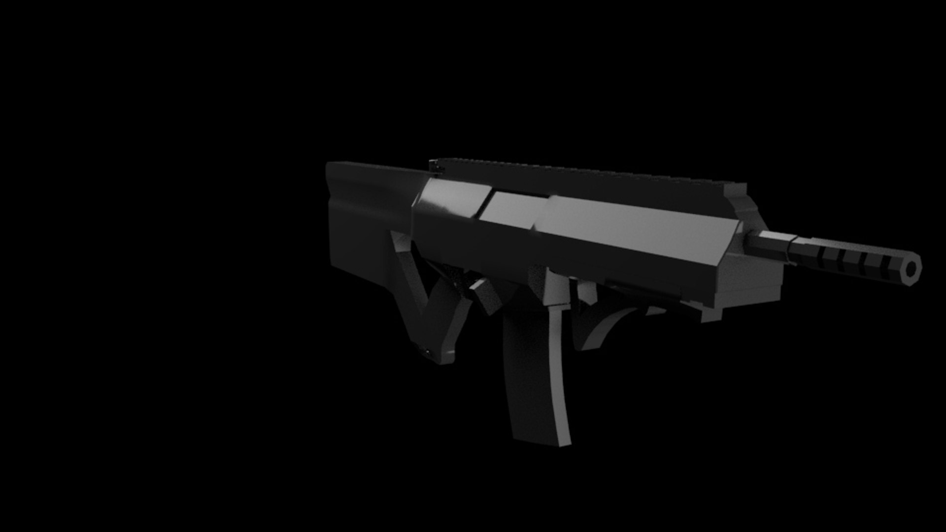 Free 3D Automatic Rifle Model - TurboSquid 1413377