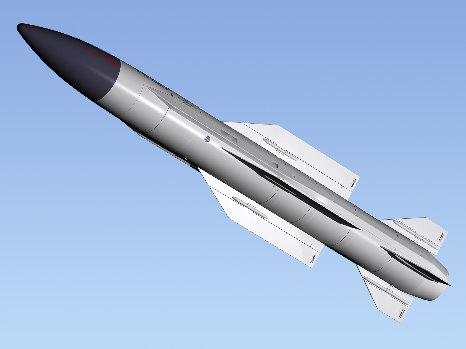 kh-58ushke missile 3d max