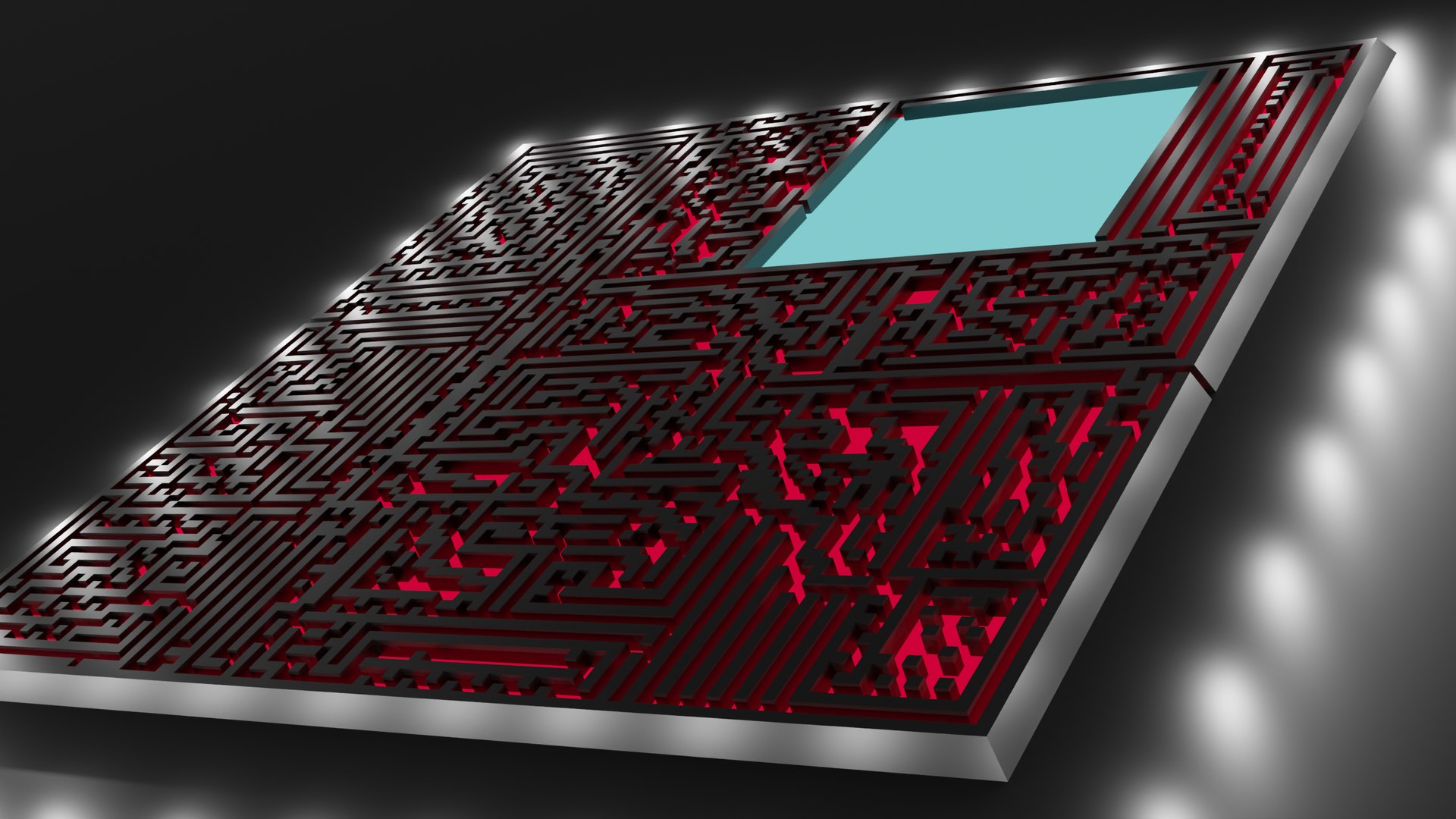 3D Maze of Blue Door model - TurboSquid 1956719