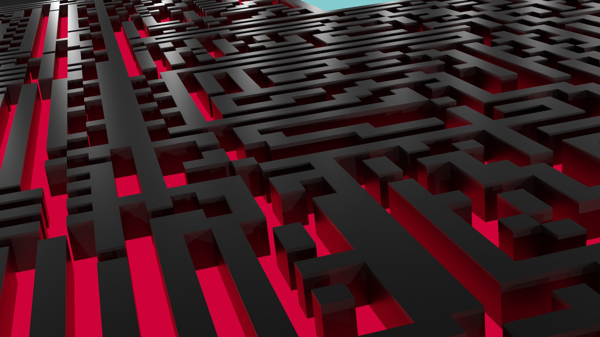 3D Maze of Blue Door model - TurboSquid 1956719