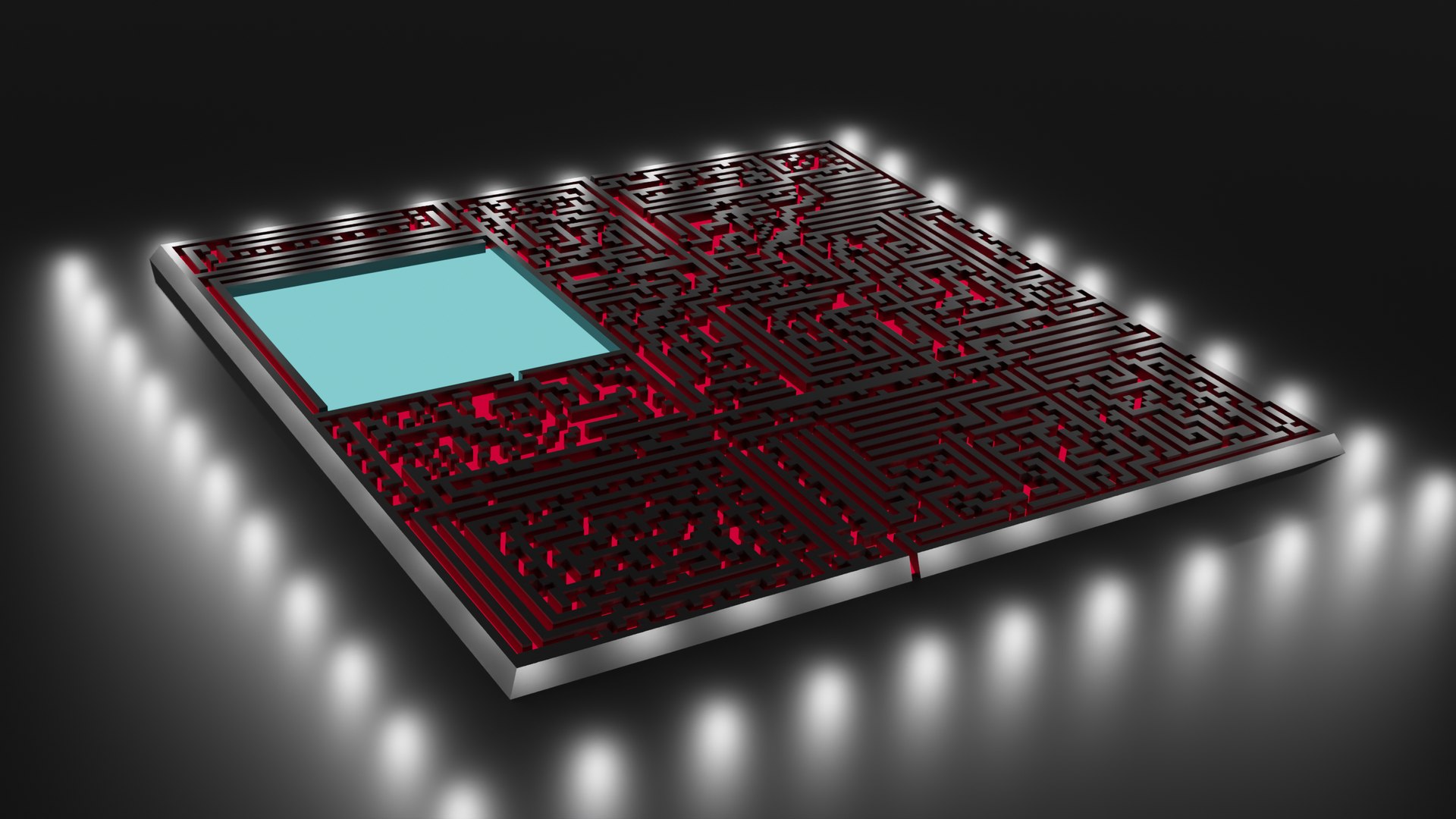 3D Maze of Blue Door model - TurboSquid 1956719