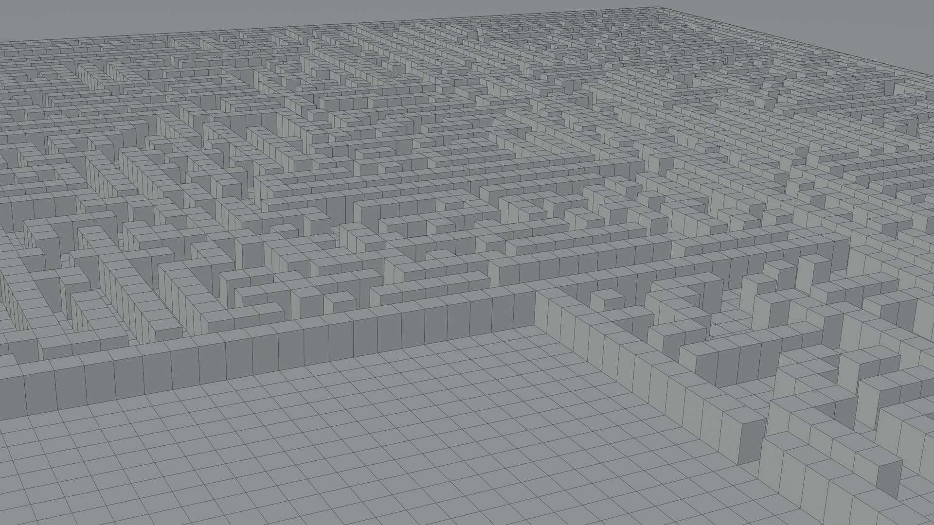 3D Maze of Blue Door model - TurboSquid 1956719