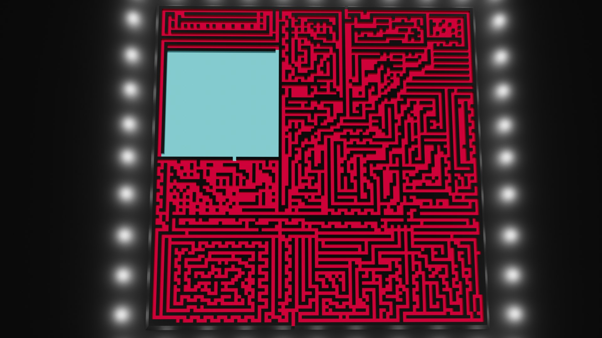 3D Maze of Blue Door model - TurboSquid 1956719