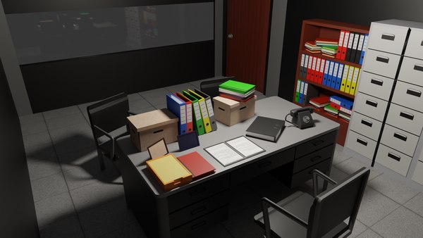3D model Office Space Interior - TurboSquid 1924043