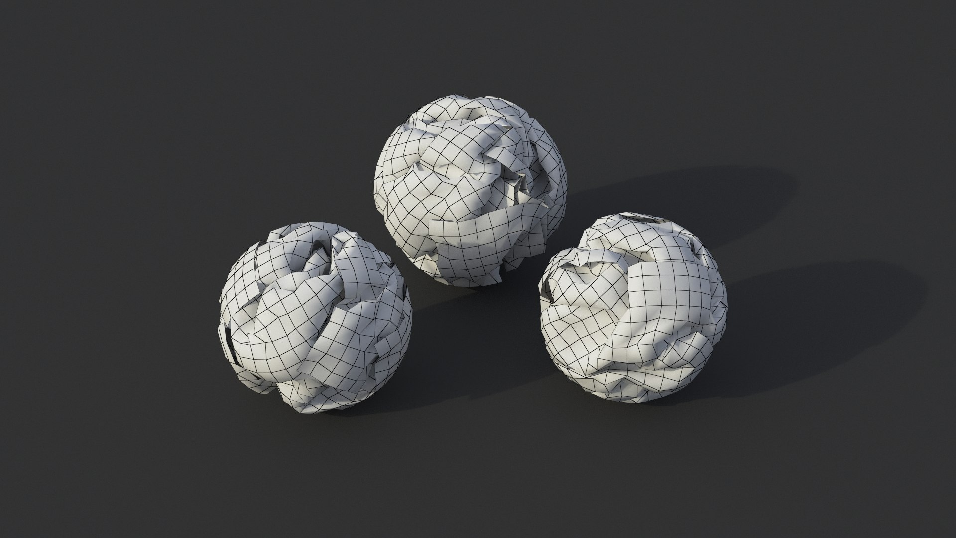 Crumpled Paper 3D Model - TurboSquid 1512041