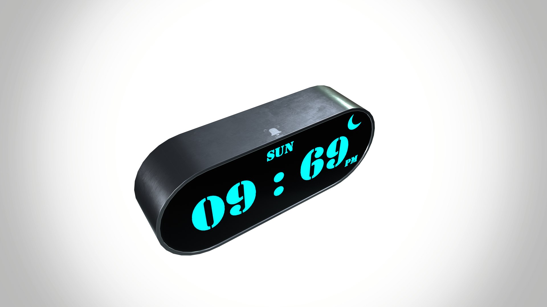 Digital Clock 3D Model - TurboSquid 2319791