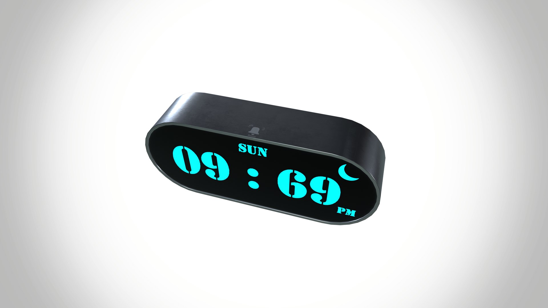 Digital Clock 3D Model - TurboSquid 2319791