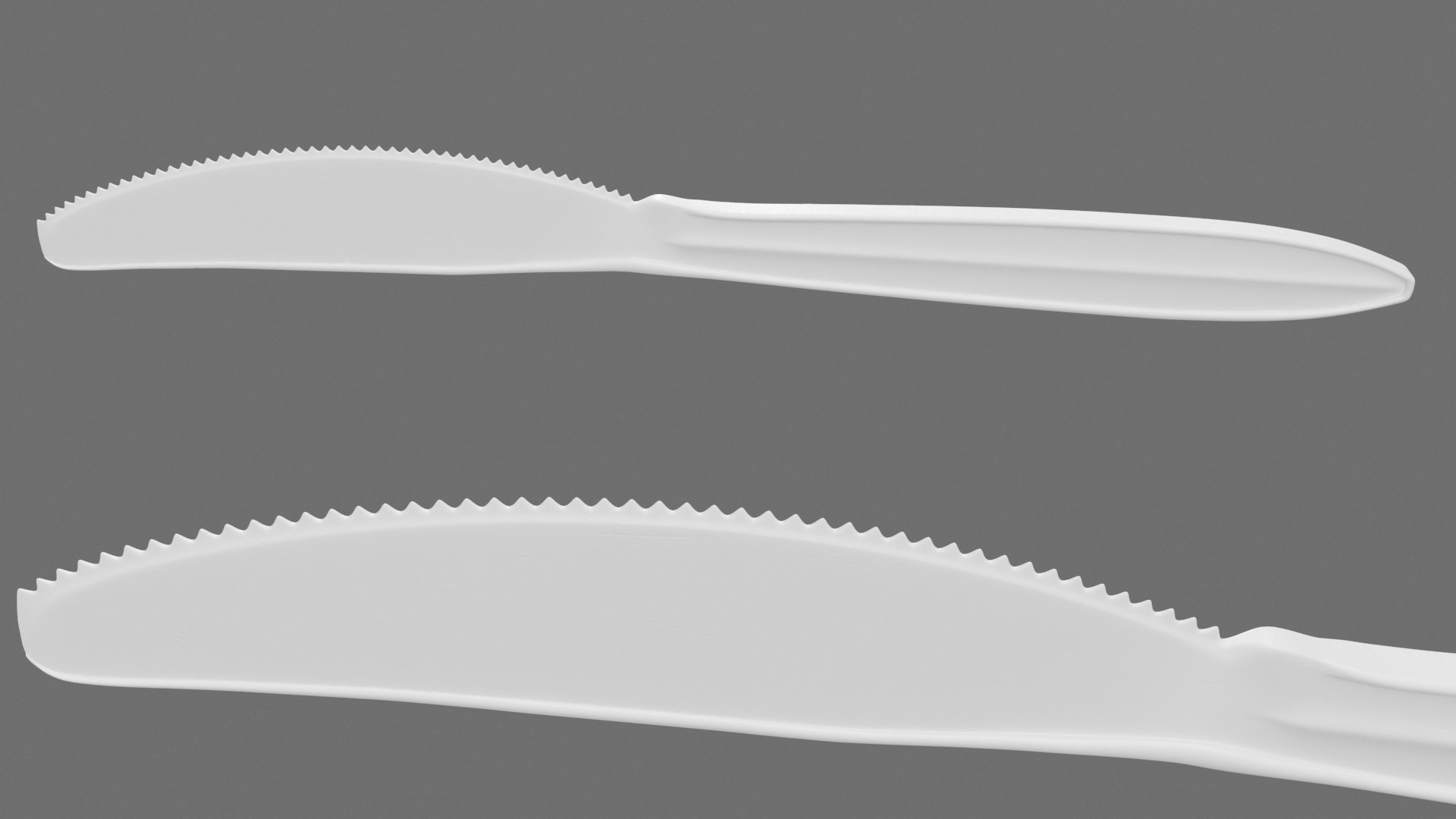 Realistic Plastic Knife Model - TurboSquid 2199163