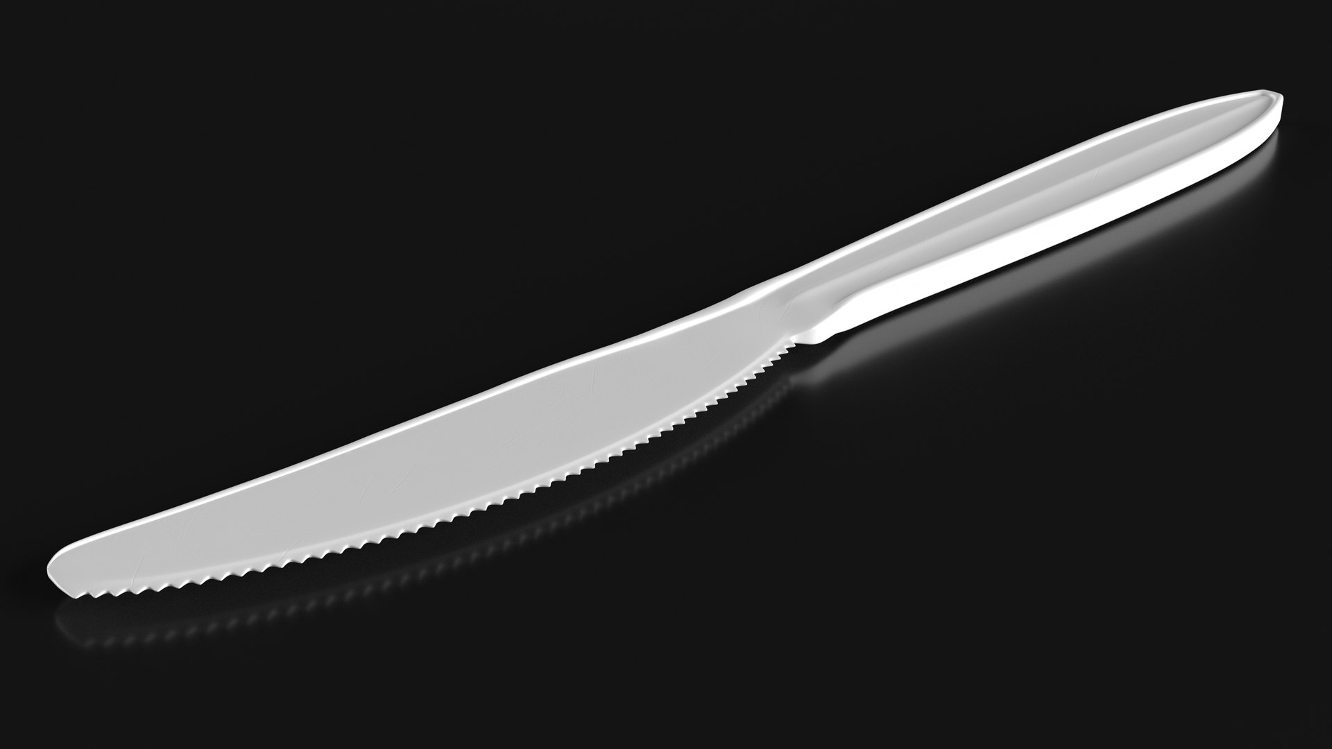 Realistic Plastic Knife Model - TurboSquid 2199163