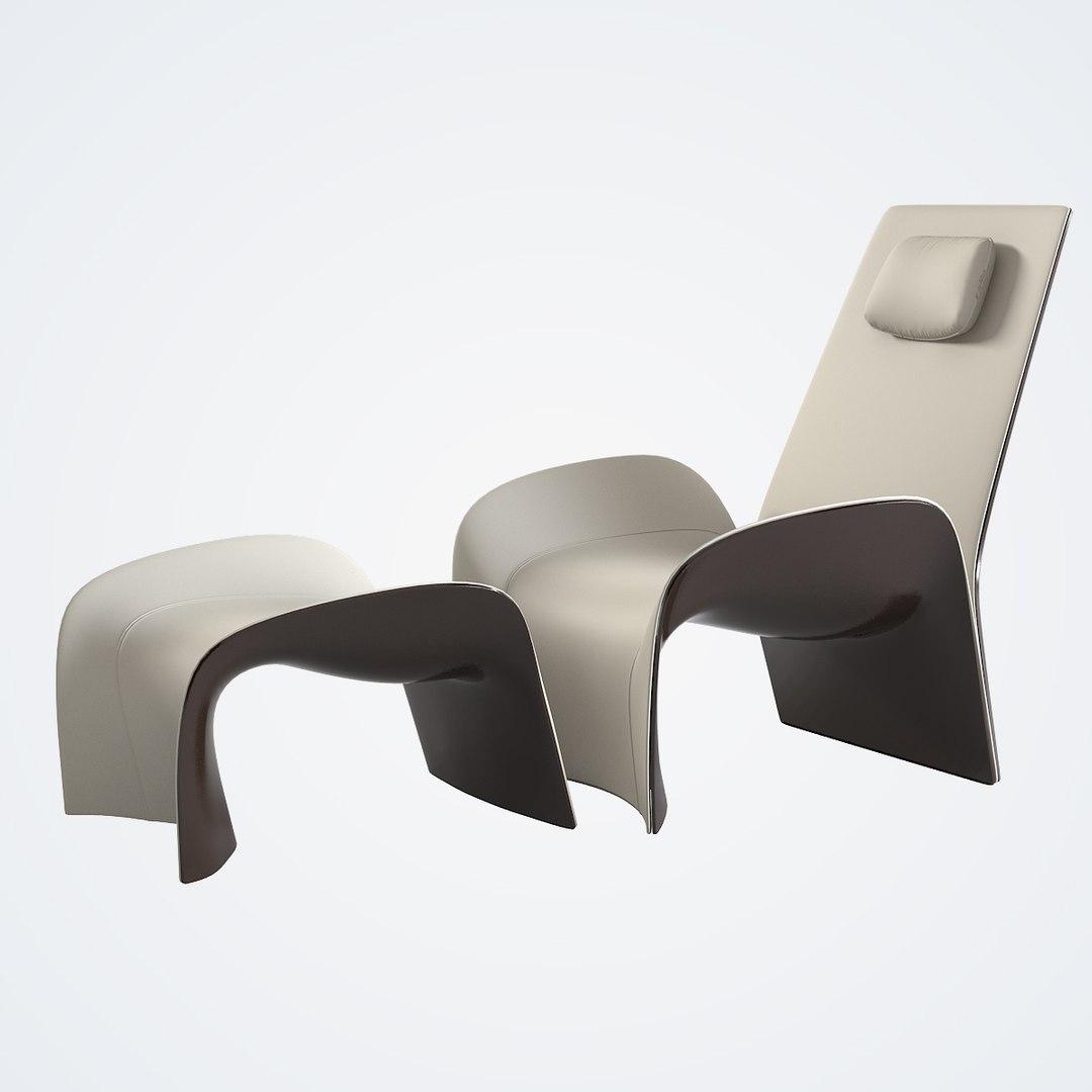 Giorgetti Eva Lounge Chair 3ds