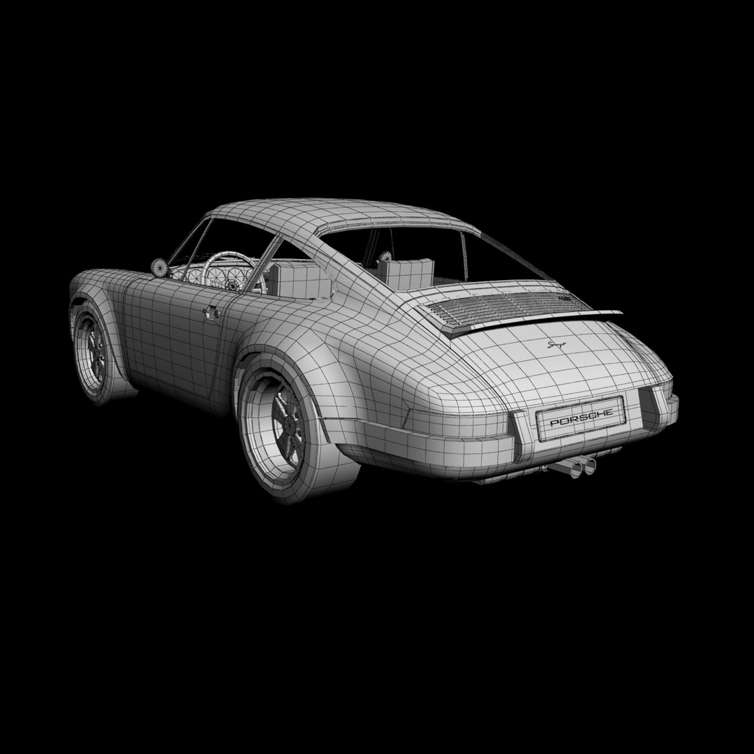 3D Singer Porsche 911 - TurboSquid 1613847