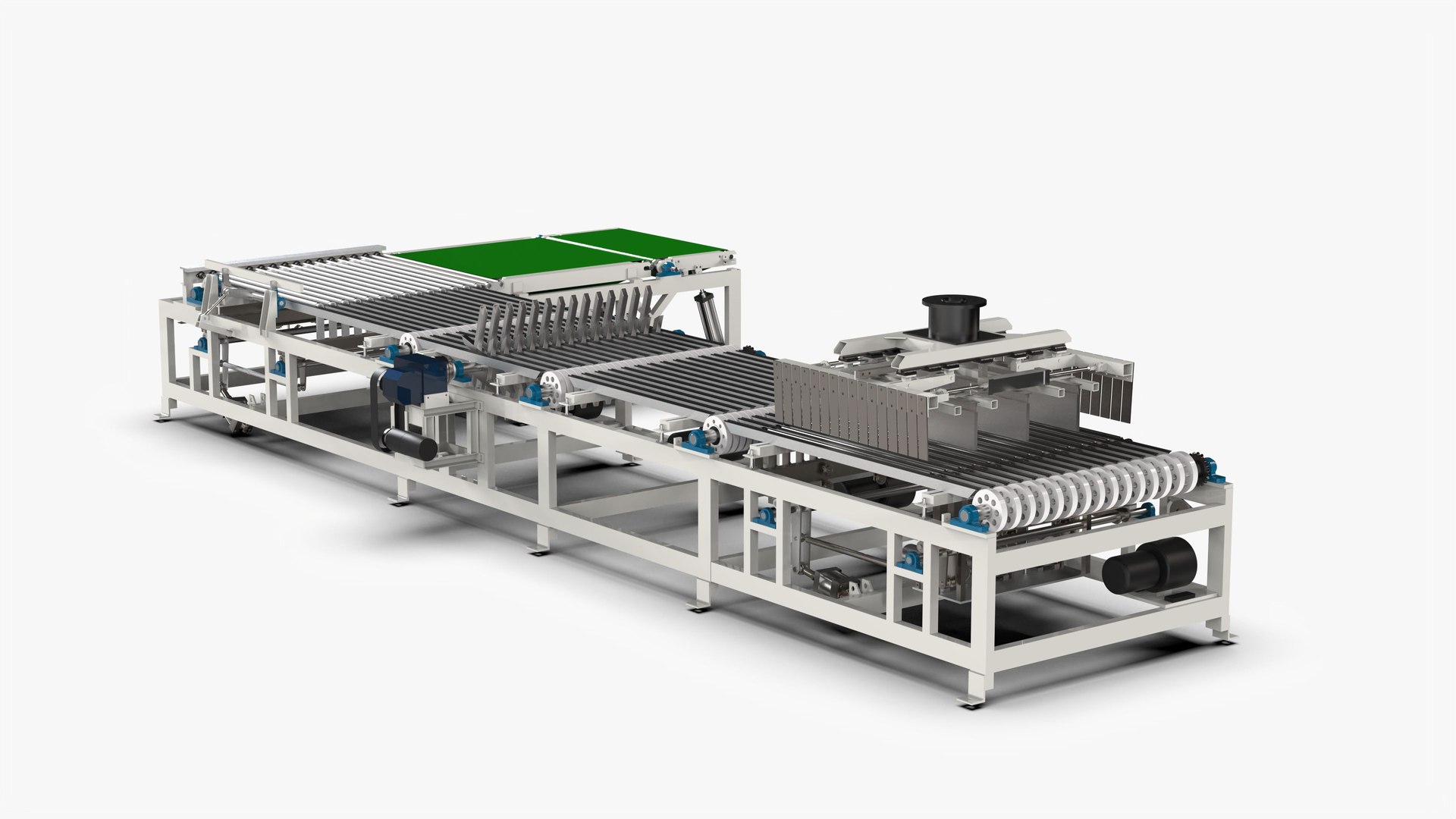 3D Automatic Coding Billet Turning and Marshalling Machine model ...
