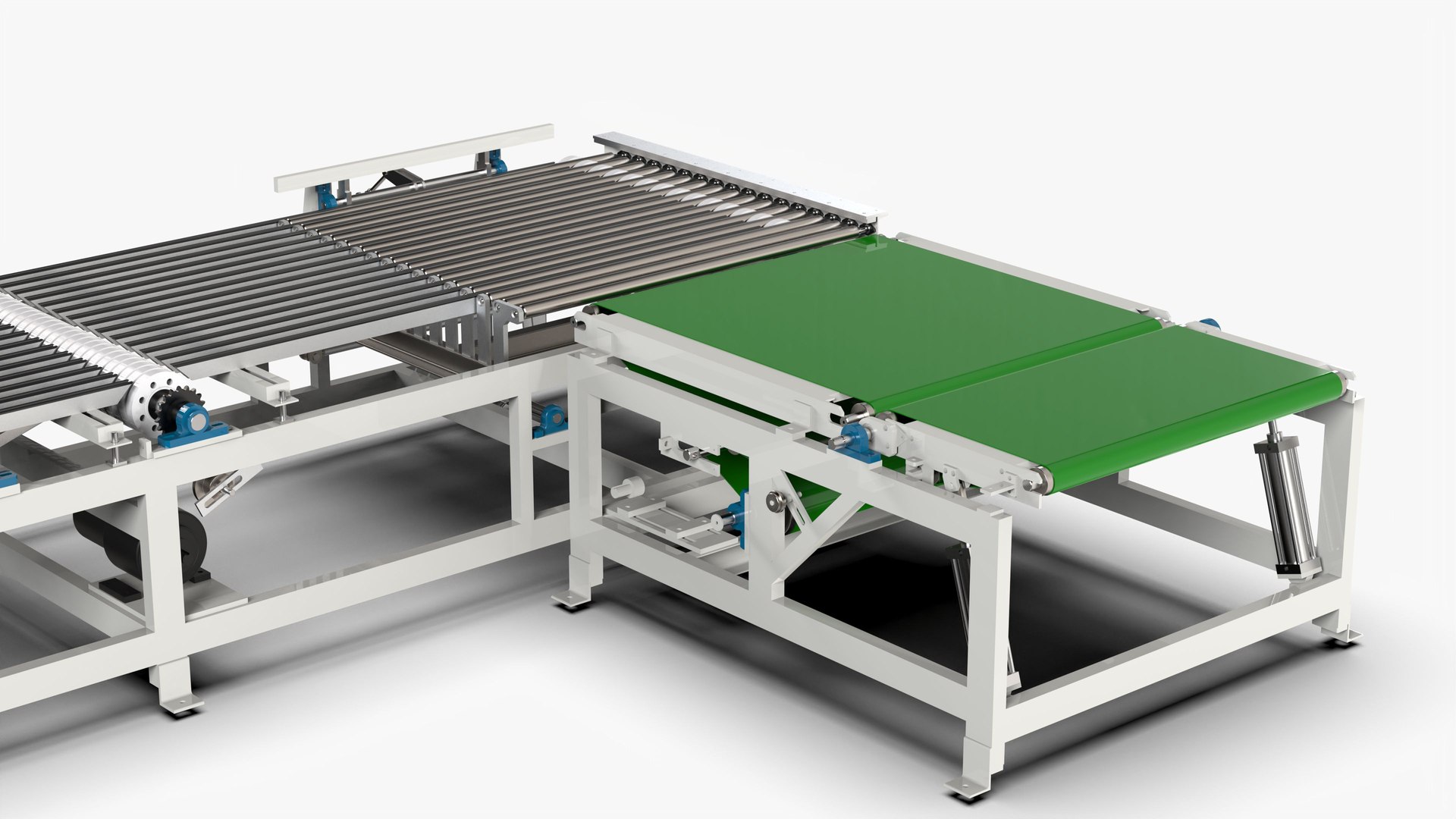 3D Automatic Coding Billet Turning and Marshalling Machine model ...