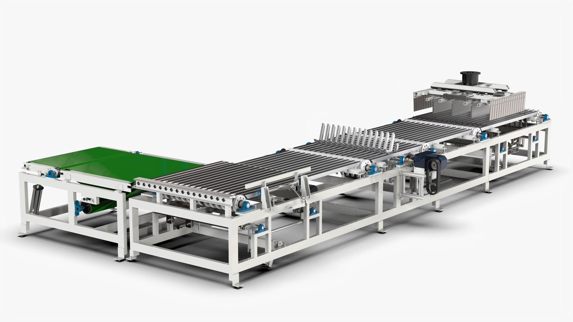 3D Automatic Coding Billet Turning and Marshalling Machine model ...