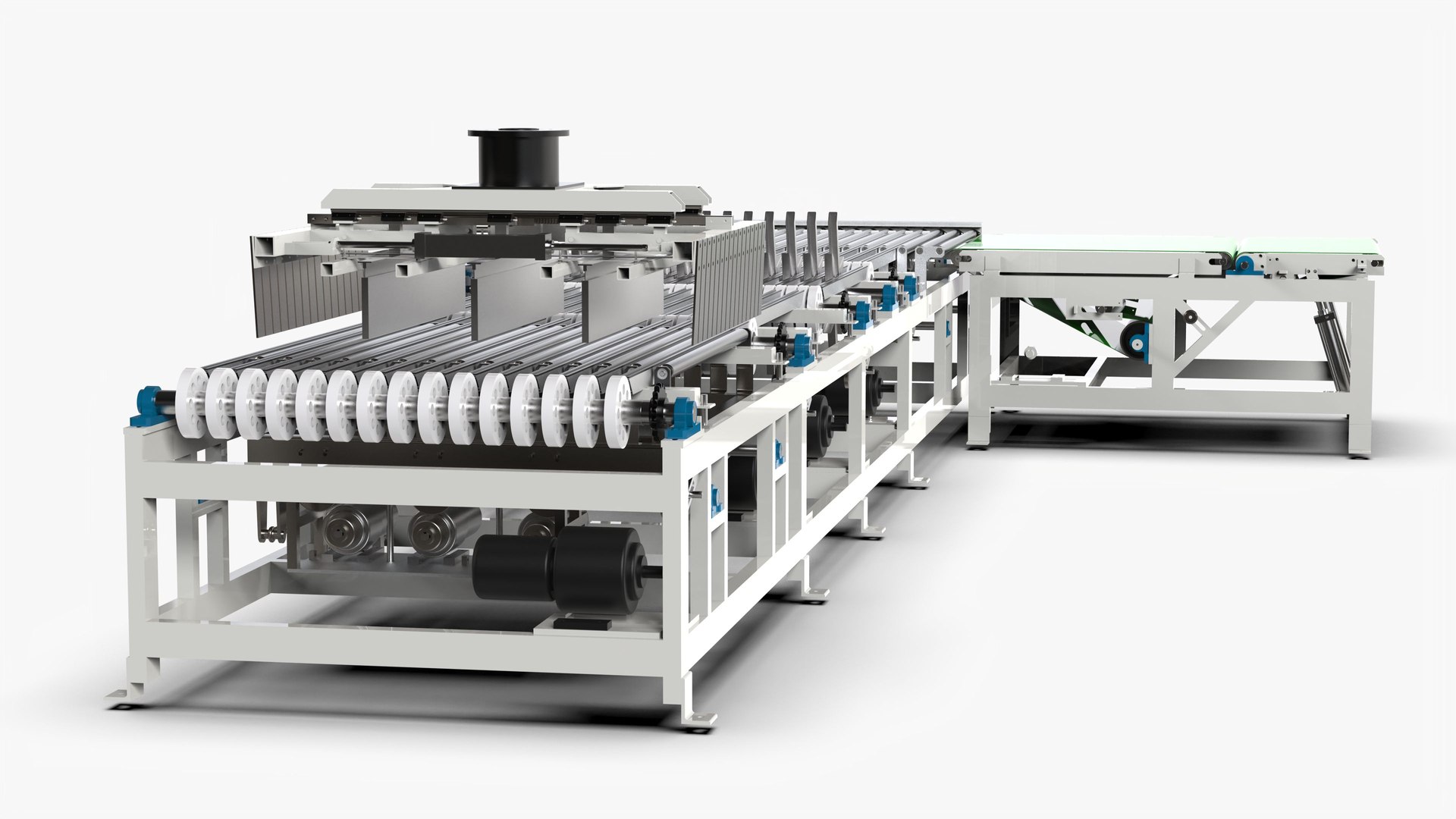 3D Automatic Coding Billet Turning and Marshalling Machine model ...