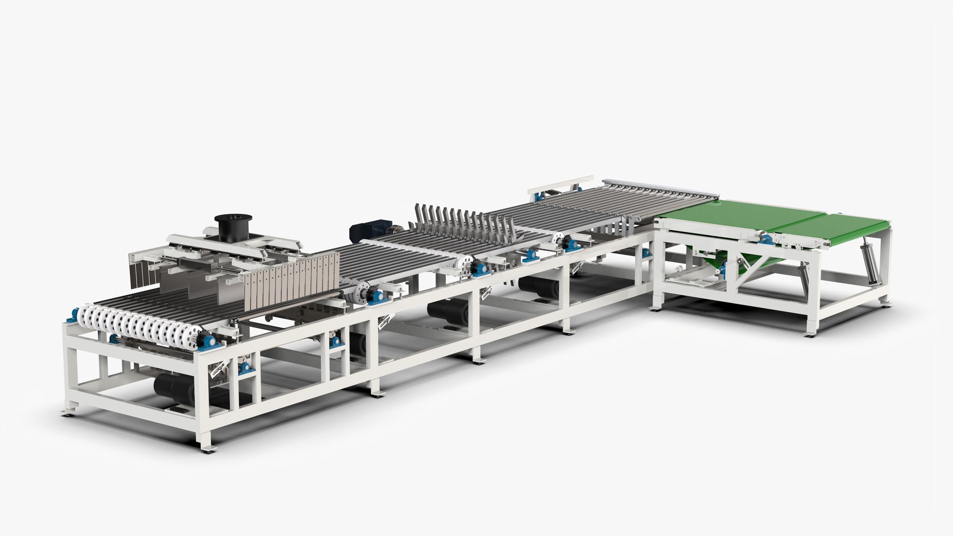 3D Automatic Coding Billet Turning and Marshalling Machine model ...