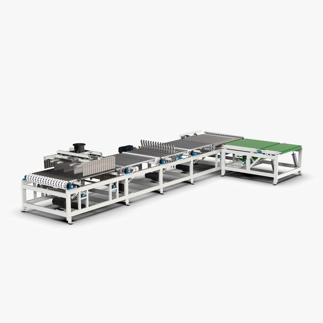 3D Automatic Coding Billet Turning and Marshalling Machine model ...