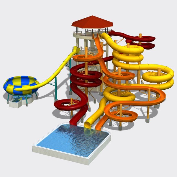 Water Park 3D Models for Download | TurboSquid