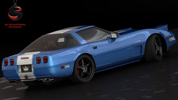 3d model of chevrolet corvette grand sport