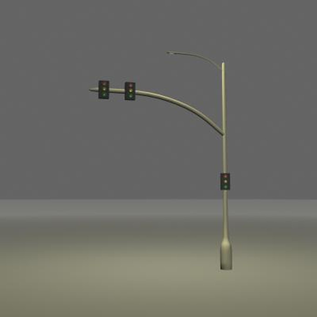 3d traffic light model