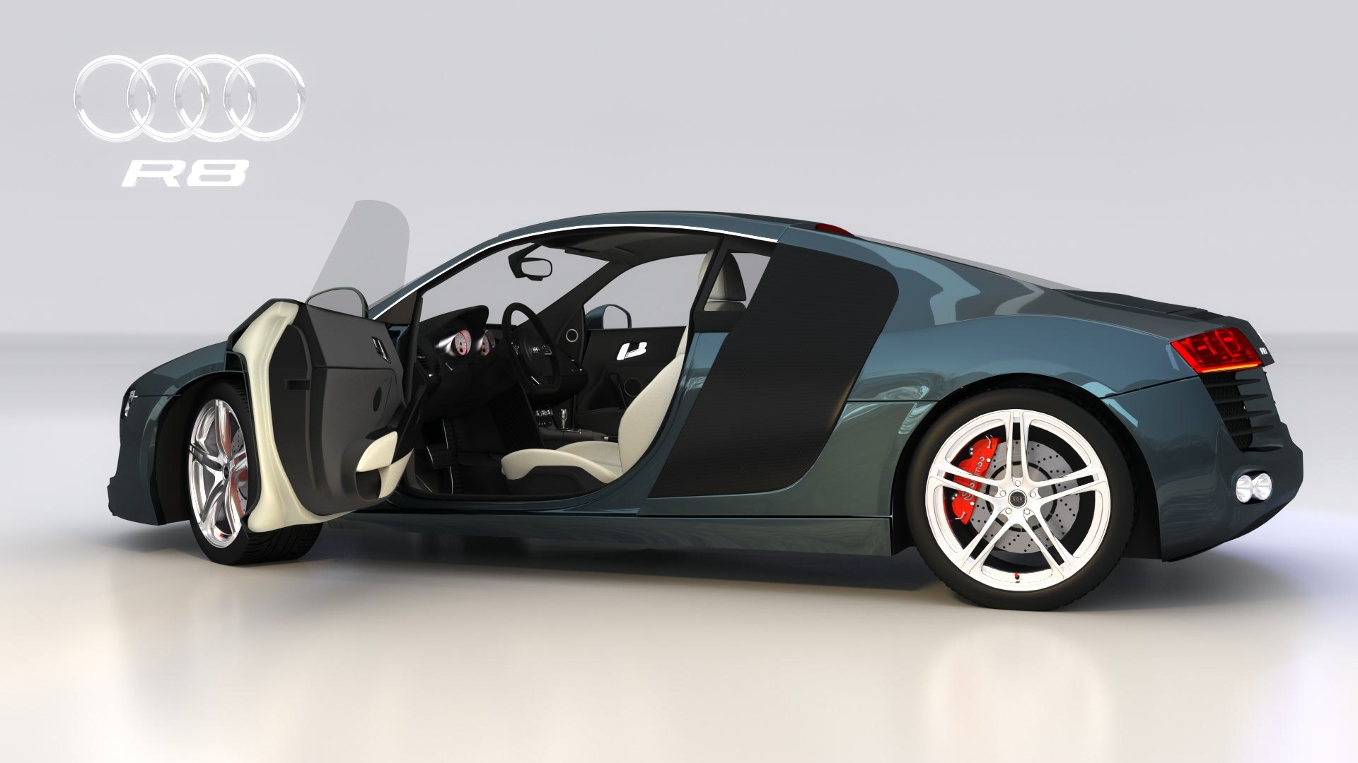 obj audi r8 car