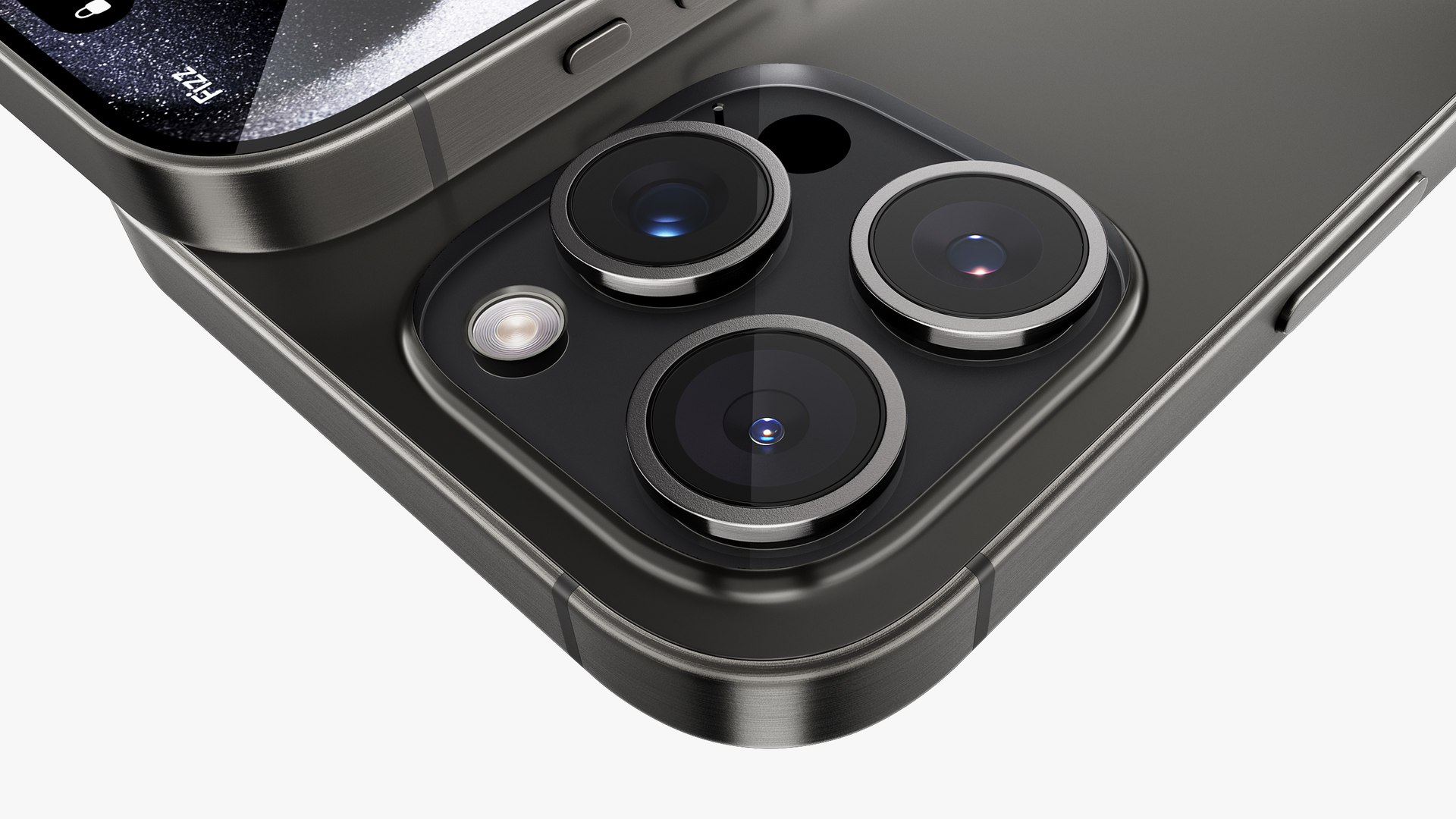 3D iPhone 15 Pro - Pro Max Black Titanium model - TurboSquid 2133409