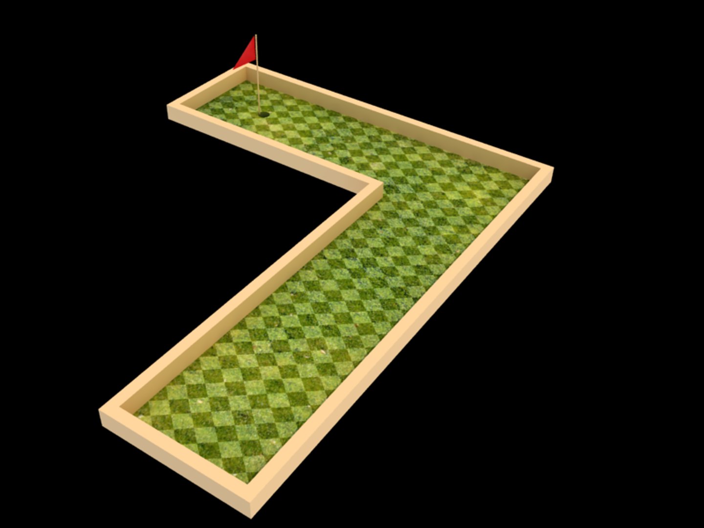 Mini Golf Course 7 3d 3ds