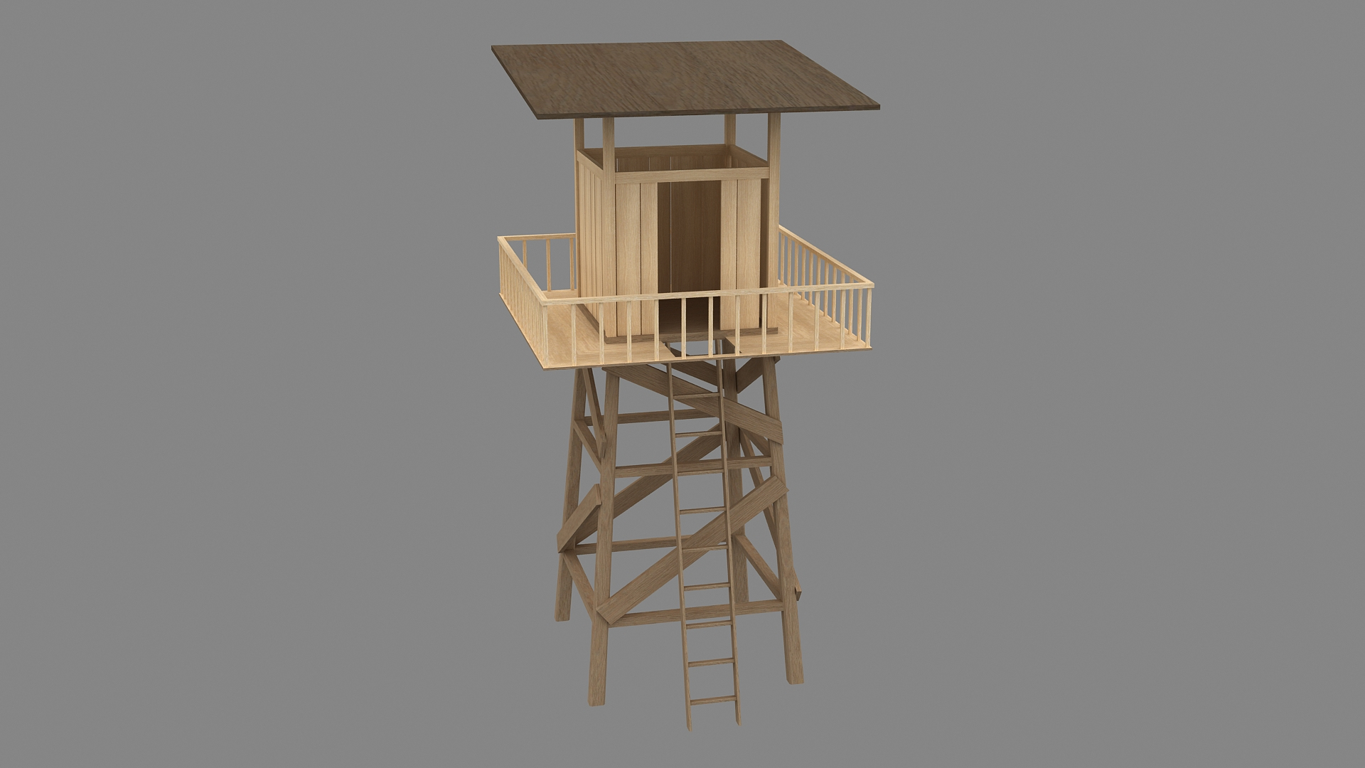 Military Watchtower Model - TurboSquid 2382212