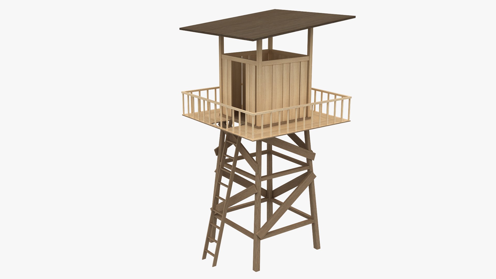 Military Watchtower Model - TurboSquid 2382212