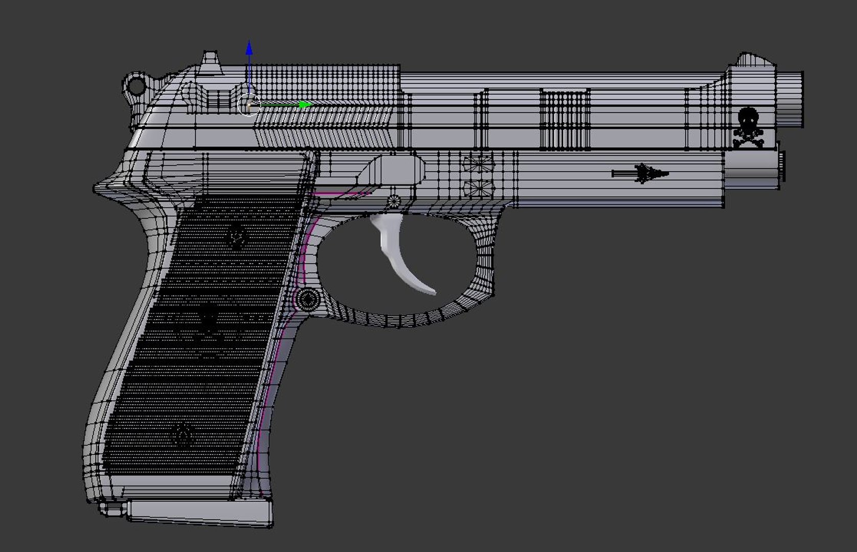 Realistic gun 3D model - TurboSquid 1664458