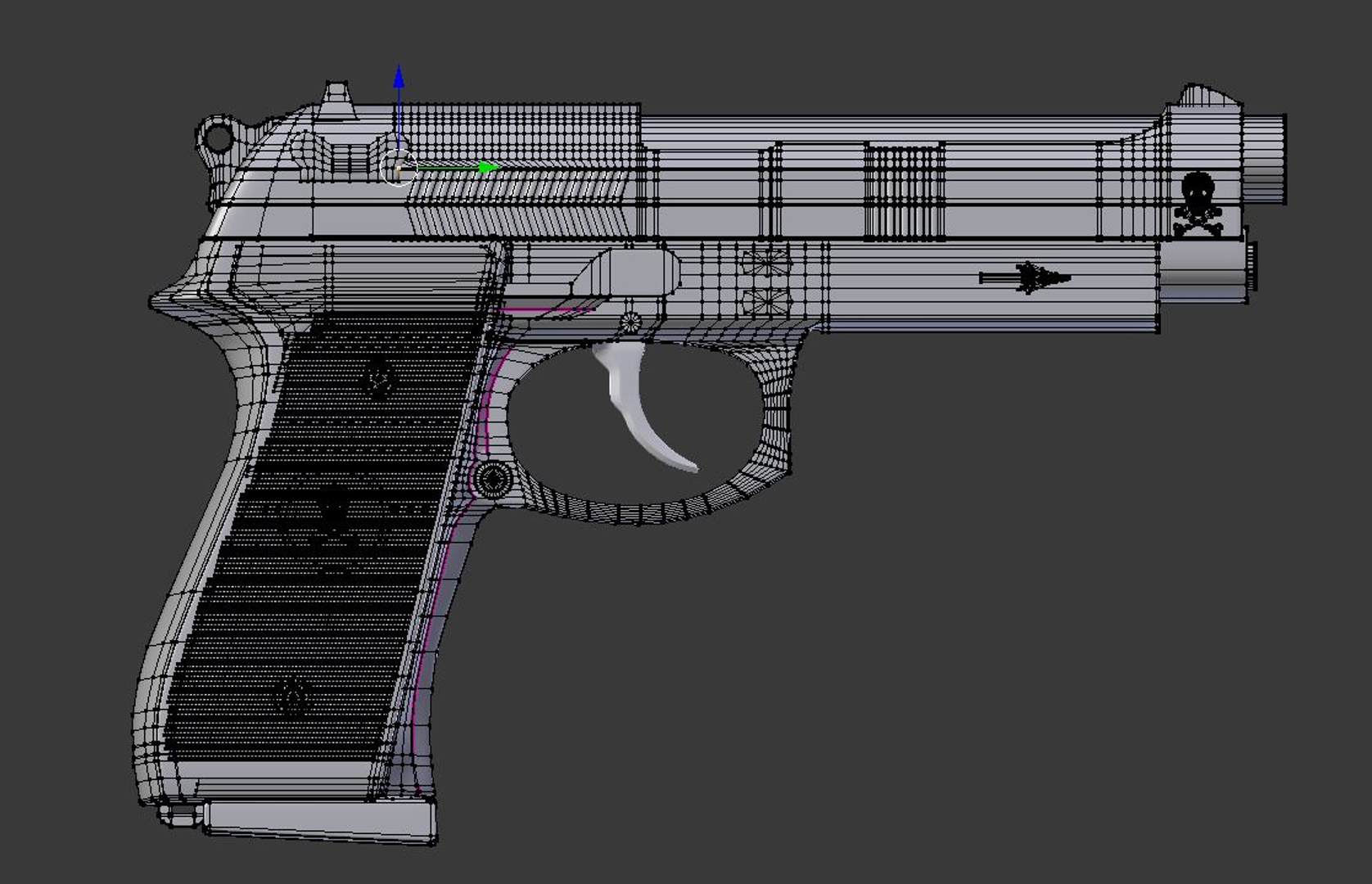 Realistic gun 3D model - TurboSquid 1664458