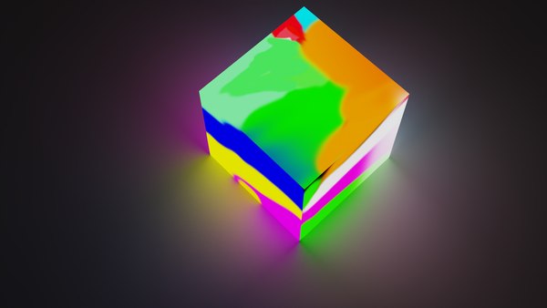 3d Model Modern Art Cube Turbosquid 1746253