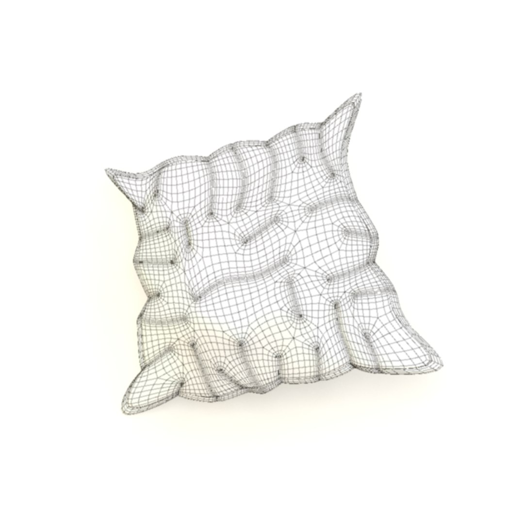 3D Model Cushions Sofa - TurboSquid 1352980