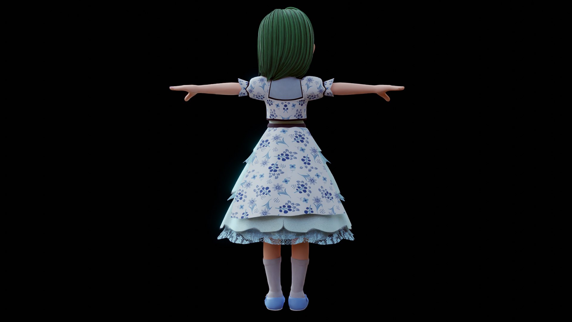 Little Girl - Fully Rigged 3D Model - TurboSquid 2043737