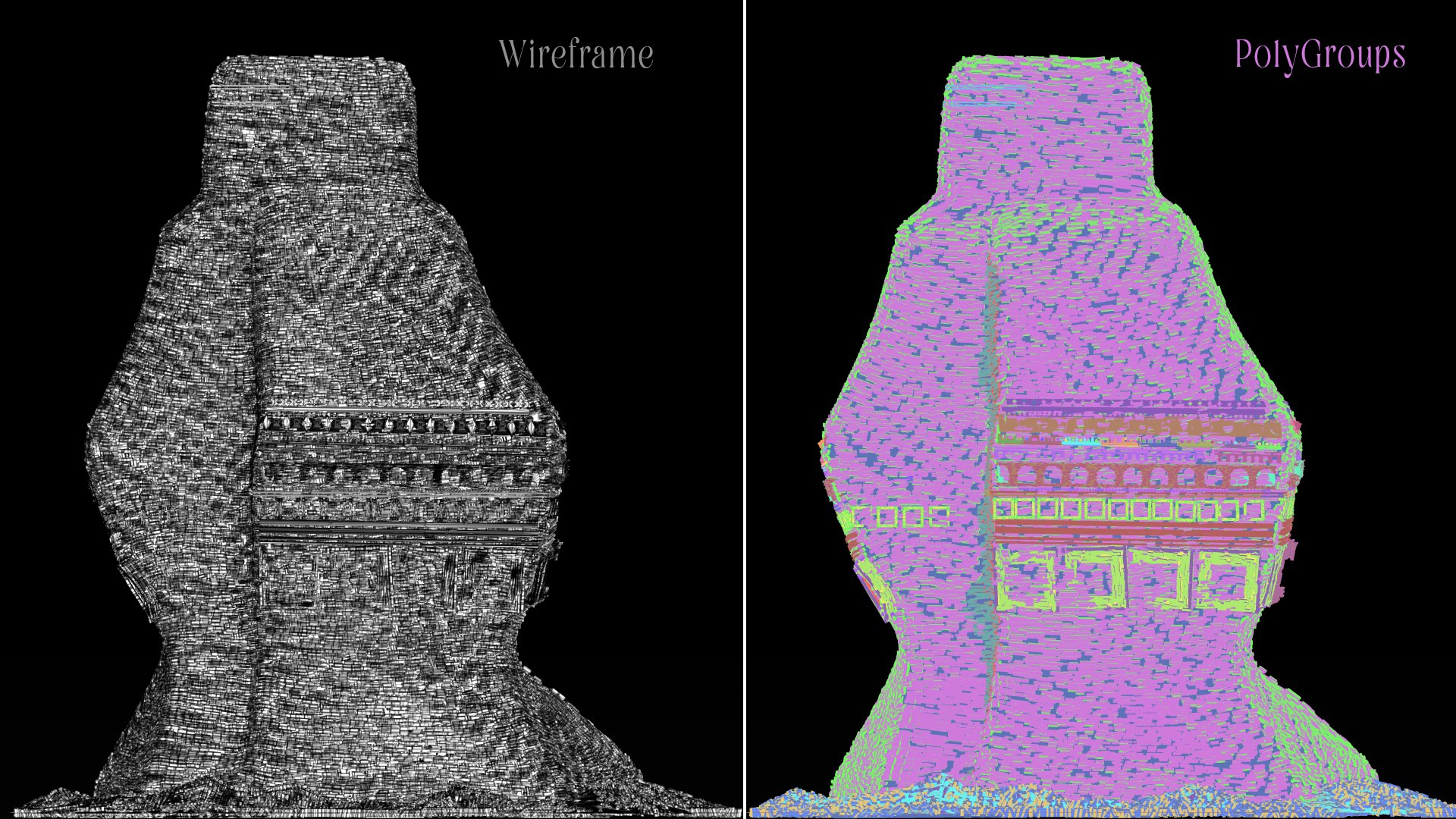 3D Relics Of A Ruined Temple Model - TurboSquid 2100285