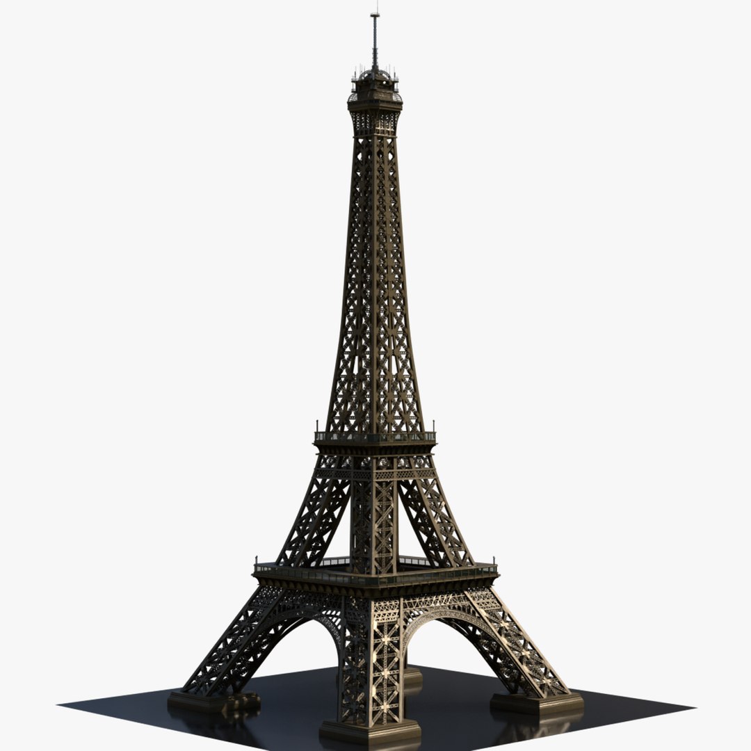 3D Model Eiffel Tower - TurboSquid 2067041