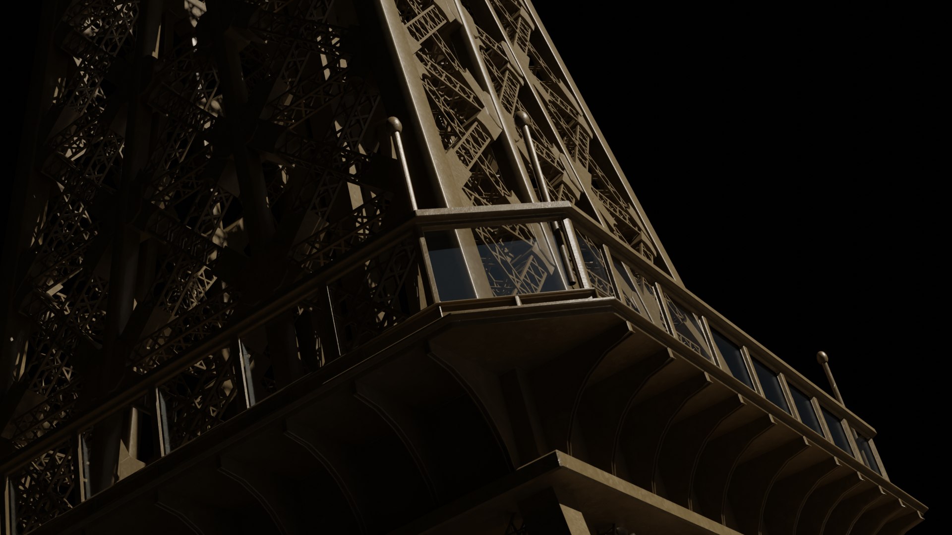 3D Model Eiffel Tower - TurboSquid 2067041