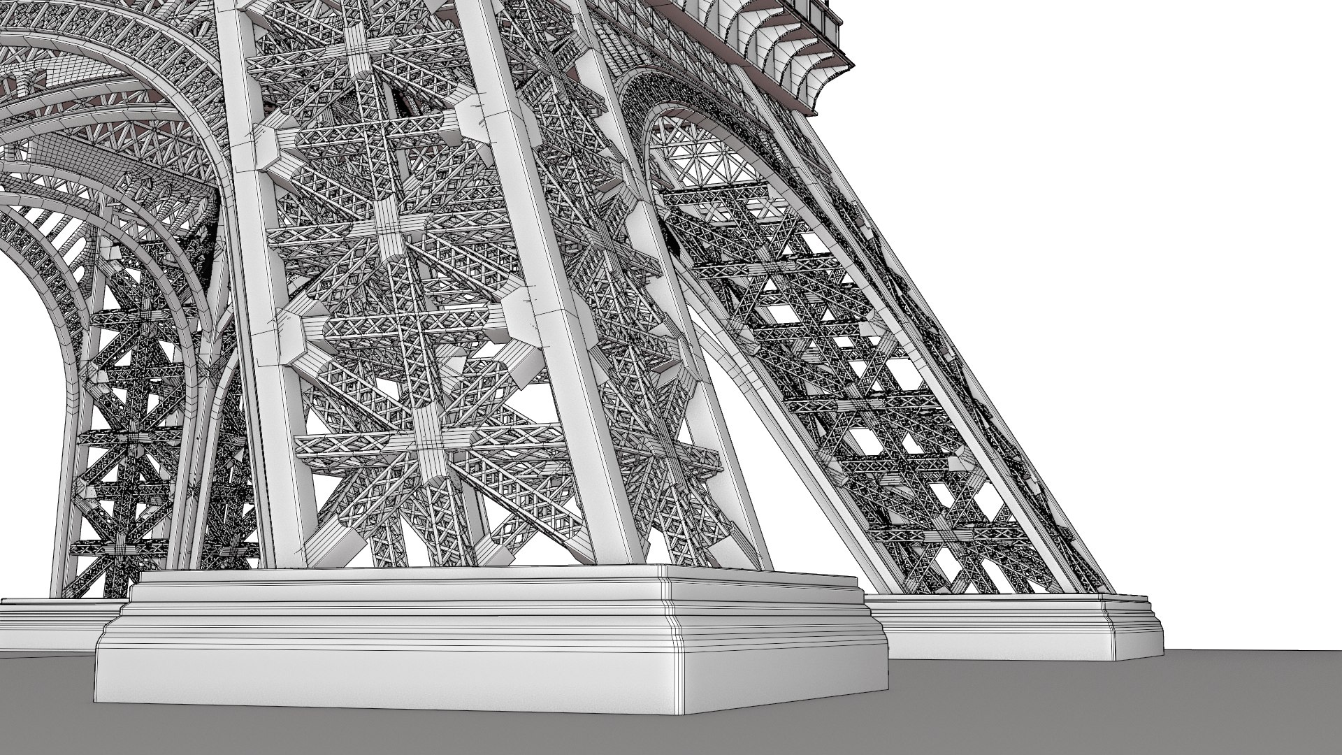 3D Model Eiffel Tower - TurboSquid 2067041