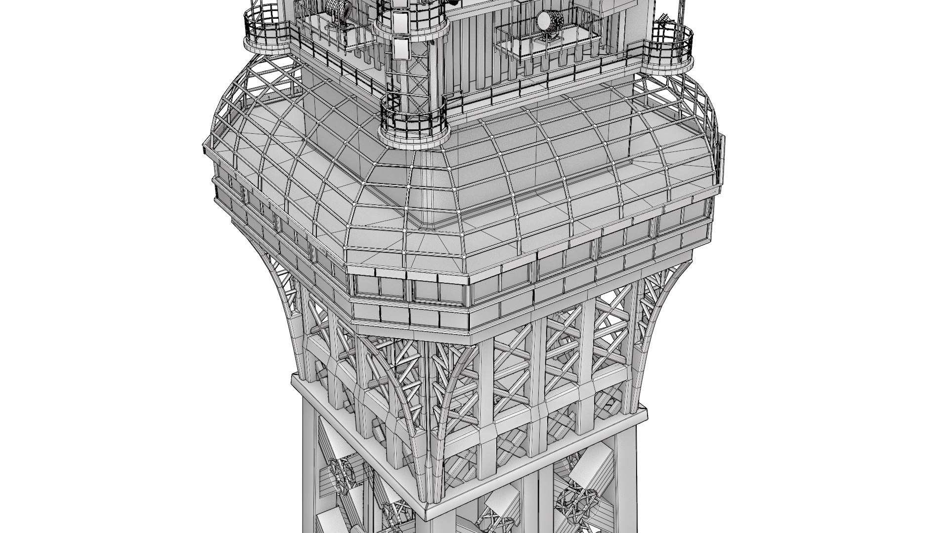 3D Model Eiffel Tower - TurboSquid 2067041